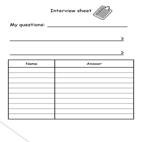 Interview sheet 1 | DOCX