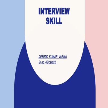 Interview skill Technical Communication .pptx