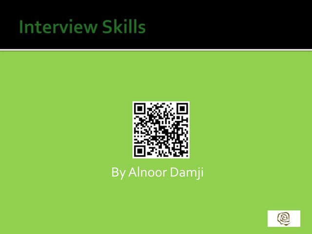 Interview skills | PPT Interview skills | PPT