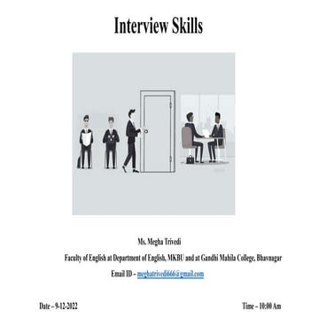 Interview Skills | PPT