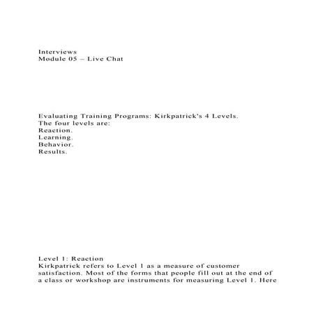 Measuring learning impact & effectiveness | PDF