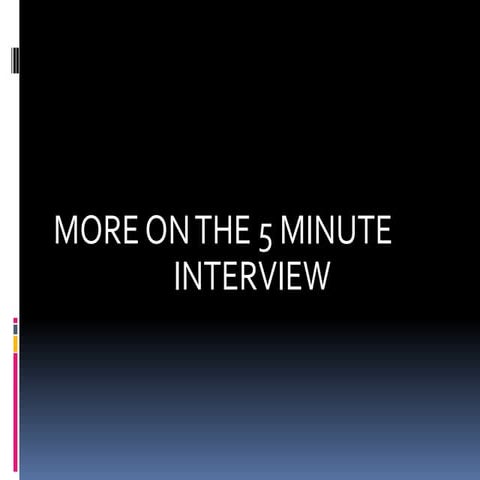 Interviews part 2 | PPT
