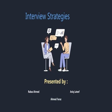 Ace your dream interviews with Interview Strategies | PPT