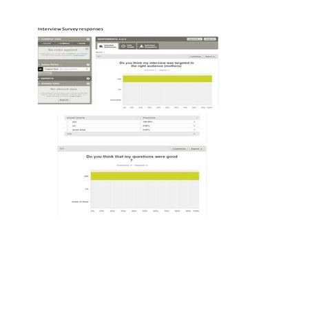 Interview survey responses | DOCX