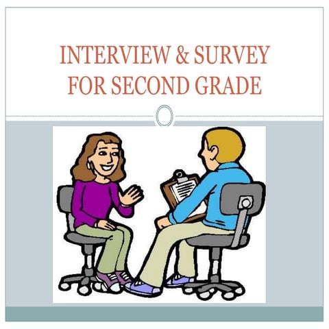 Interview & survey trabajo grupal de 2 do sec | PPTX