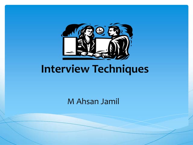 Interview skills | PPT