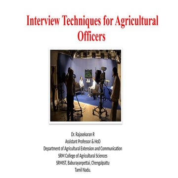 Interview Techniques for Agricultural Officers.pptx