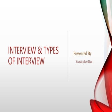 Interview & types of interview.pptx