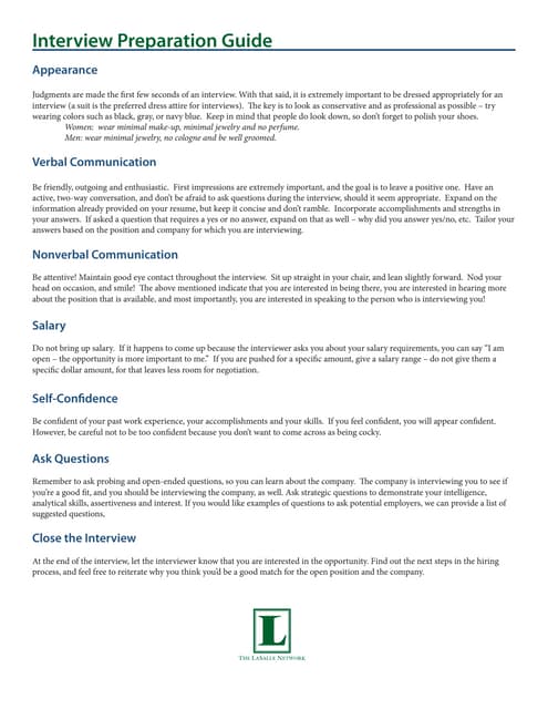 7 top interview questions and answers by Richard McMunn | PPT