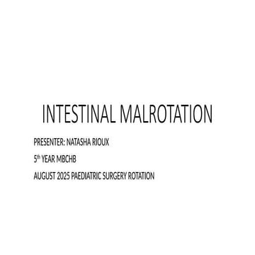 INTESTINAL MALROTATION EXPLAINED; spot the signs before a Medical ...