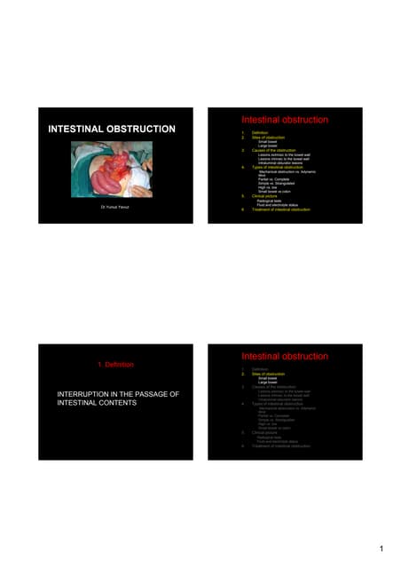 Bowel obstruction colorectal ca | PPT