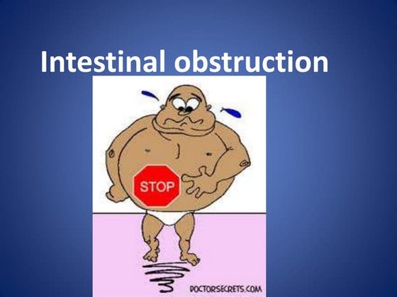 Presentation2.pptx. radilogical imaging of intestinal obstruction. | PPT