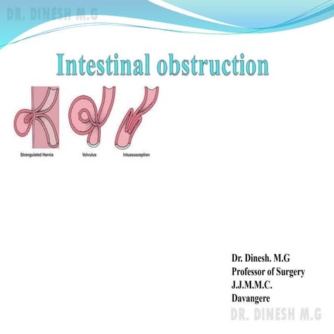 Intestinal Obstruction | PPT