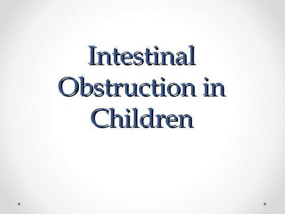 neonatal intestinal obstruction.ppt
