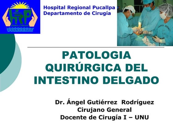 Fistulas intestinales presentacion.pptx.... | PPTX
