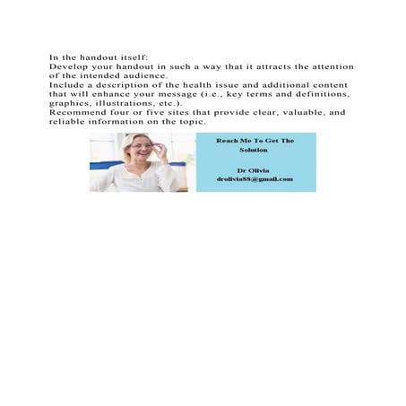 In the handout itself Develop your handout in such a way that i.docx