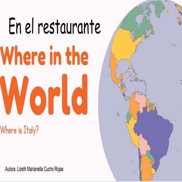 En el restaurante.ppt