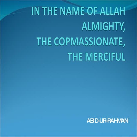 In The Name Of Allah Almightyiii, | PPT | Educational Assessment ...