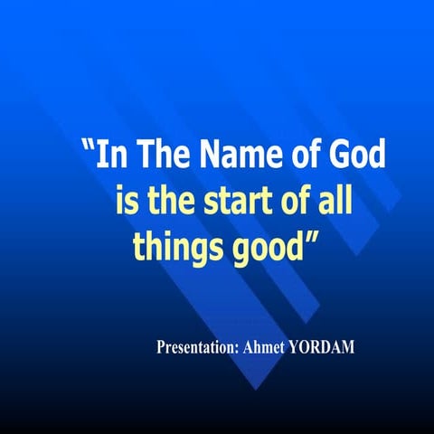 In the name of god | PPT