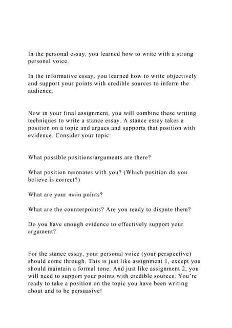 Writing an outline vs an essay | PPTX