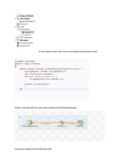 In The Routine Create A File Reverse And Implement The Below Code 2docx