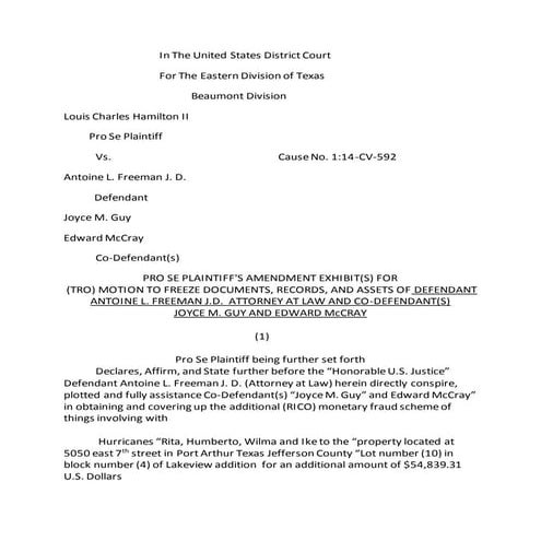 Motion for contempt of court and order to show cause | DOCX