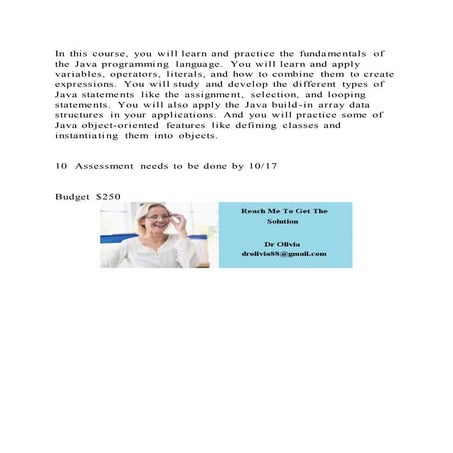 In this course, you will learn and practice the fundamentals of the | DOCX