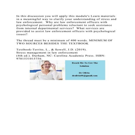 In this discussion you will apply this modules Learn materials in a.docx