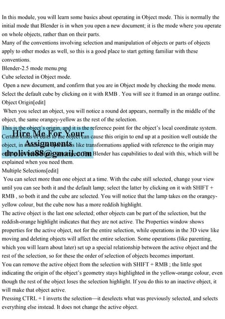 In this module, you will learn some basics about operating in Object.pdf In this module, you will learn some basics about operating in Object.pdf