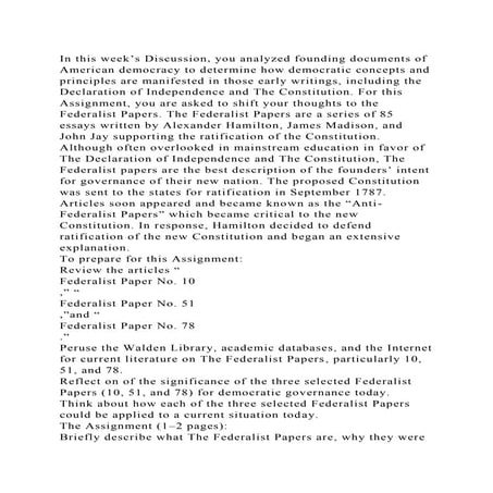 Federalist papers presentation | PPT