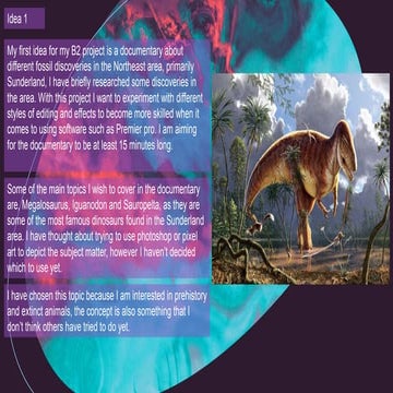 Intial ideas.pptx b2 for blogger sunderland | PPT
