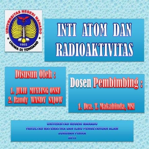 Inti atom dan radioaktivitas | PPTX