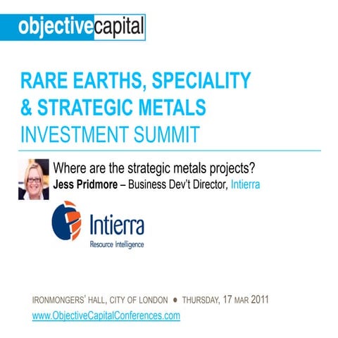 Where are the strategic metals projects? | PDF