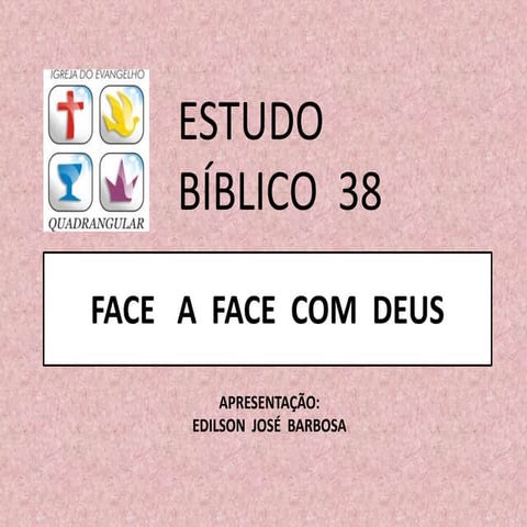 Face a face com Deus | PPSX