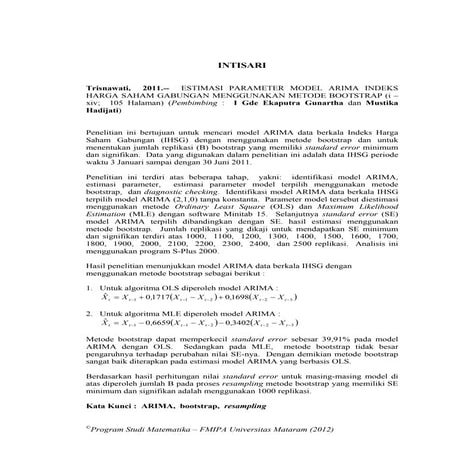 Intisari sri hartati ningsih | PDF