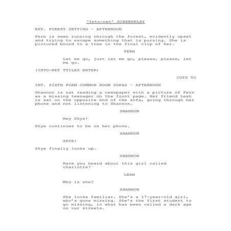 Into net script | DOCX