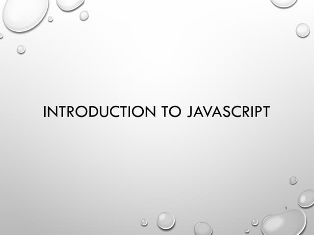 Intoduction Javascript Notes And Practicalpptx 3539