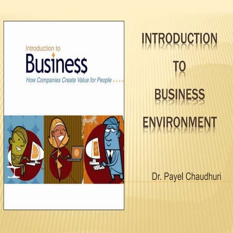 Introduction to business environment | PPTX