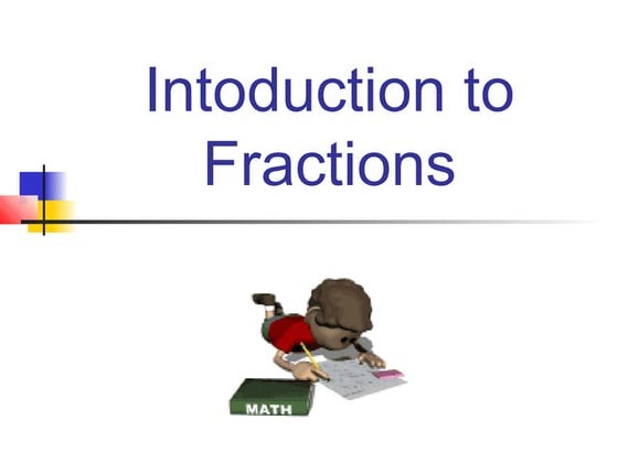 Fractions lesson 1 introduction | PPT