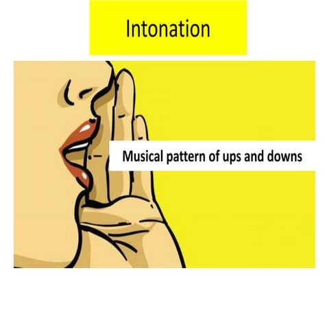 Intonation: Give us some emotion! | PPTX