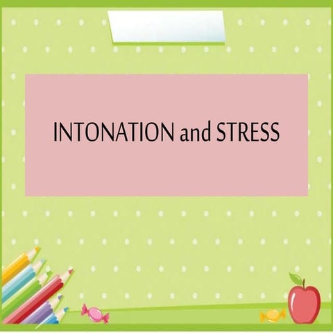 Intonation english | PPT