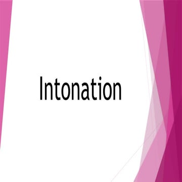 Intonation GRADE 9.pptx POWERPOINT PRESENTATION | PPTX