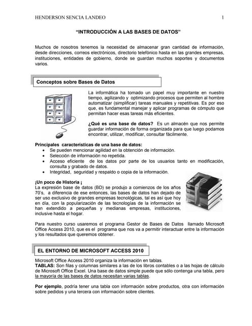 Tipos de datos en Microsoft Access definiciones.pdf | Databases | Computer Software and Applications