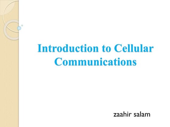 Improving coverage and capacity in cellular systems | PDF
