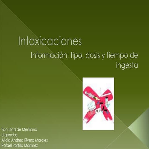 Intoxicaciones en pediatría...Jeniffer....pptx