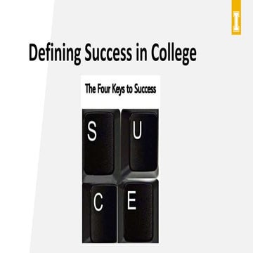 Defining student success ppt | PPTX