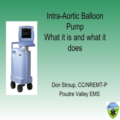 Intra Aortic Balloon Pump | PPT