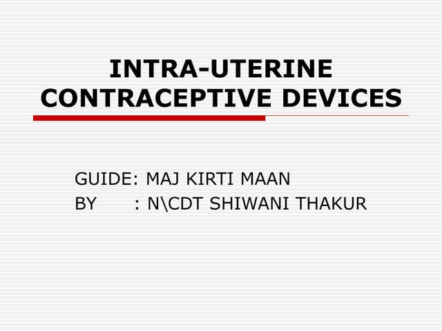 Iud Intra Uterine Device Pptx 8948