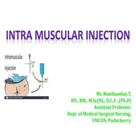 Intra Muscular Injection | PPTX