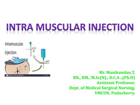 INTRA DERMAL INJECTION PROCEDURE | PPT